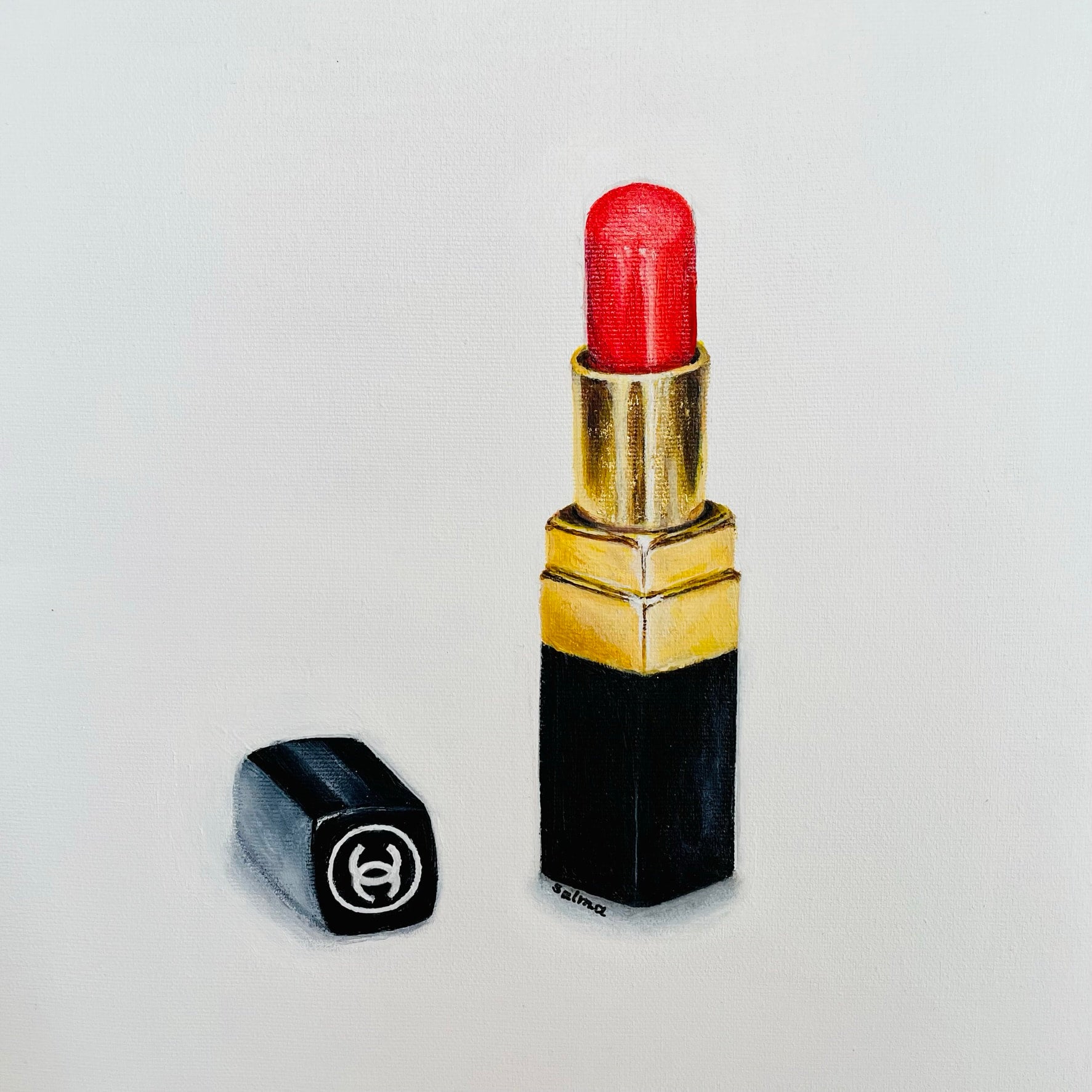 Chanel Lipstick Illustration